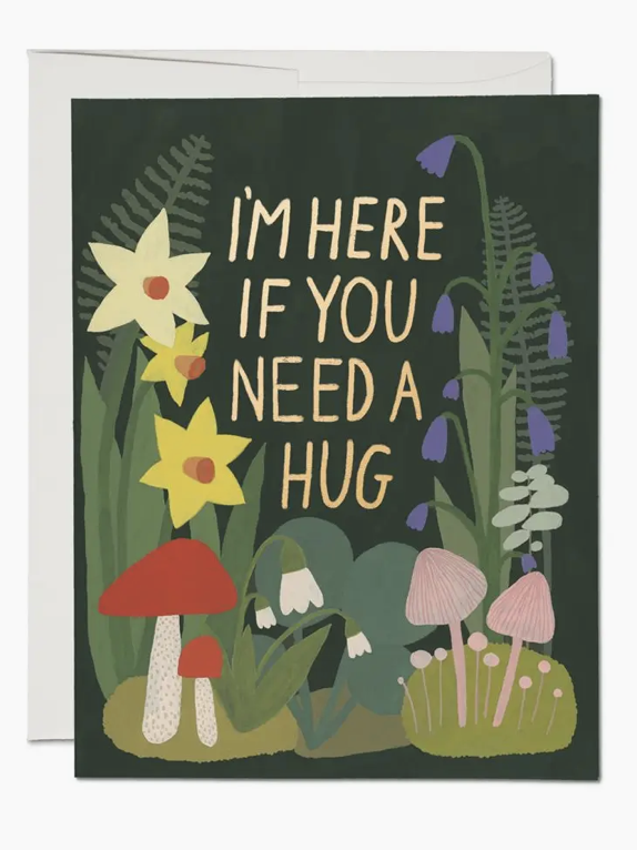 Garden Hugs Sympathy Card – Pinecone+Chickadee
