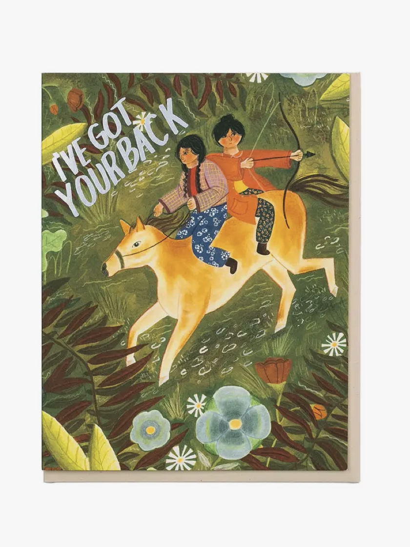 I've Got Your Back Card – Pinecone+Chickadee