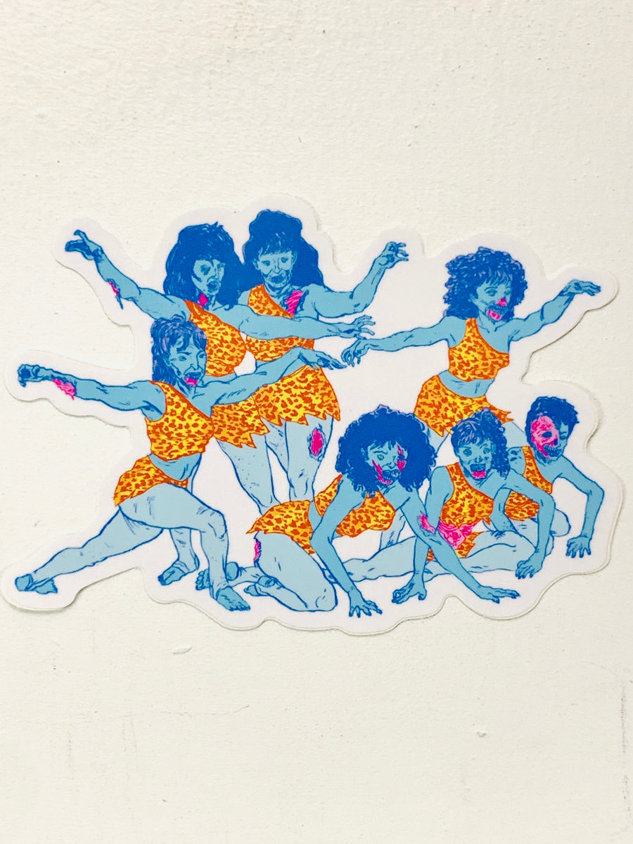 Zombie Girls Sticker – Pinecone+Chickadee